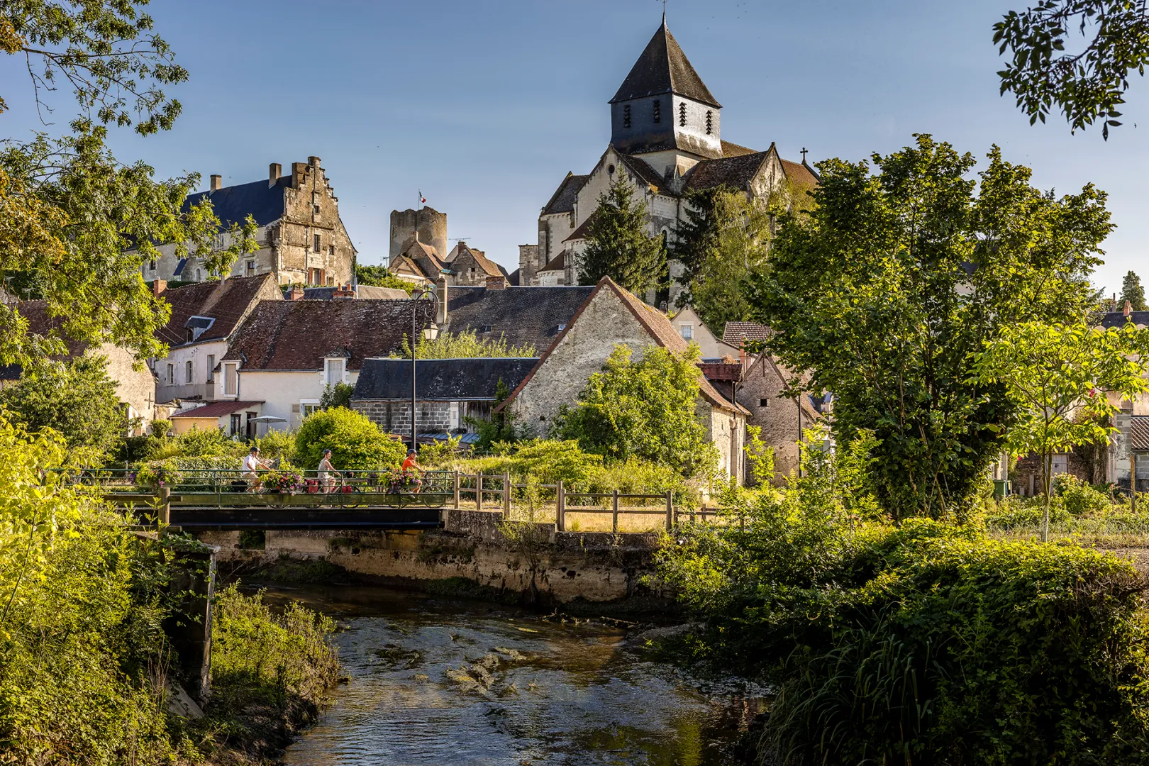 La Cyclo Bohème de Loches à Châtillon-sur-Indre à vélo