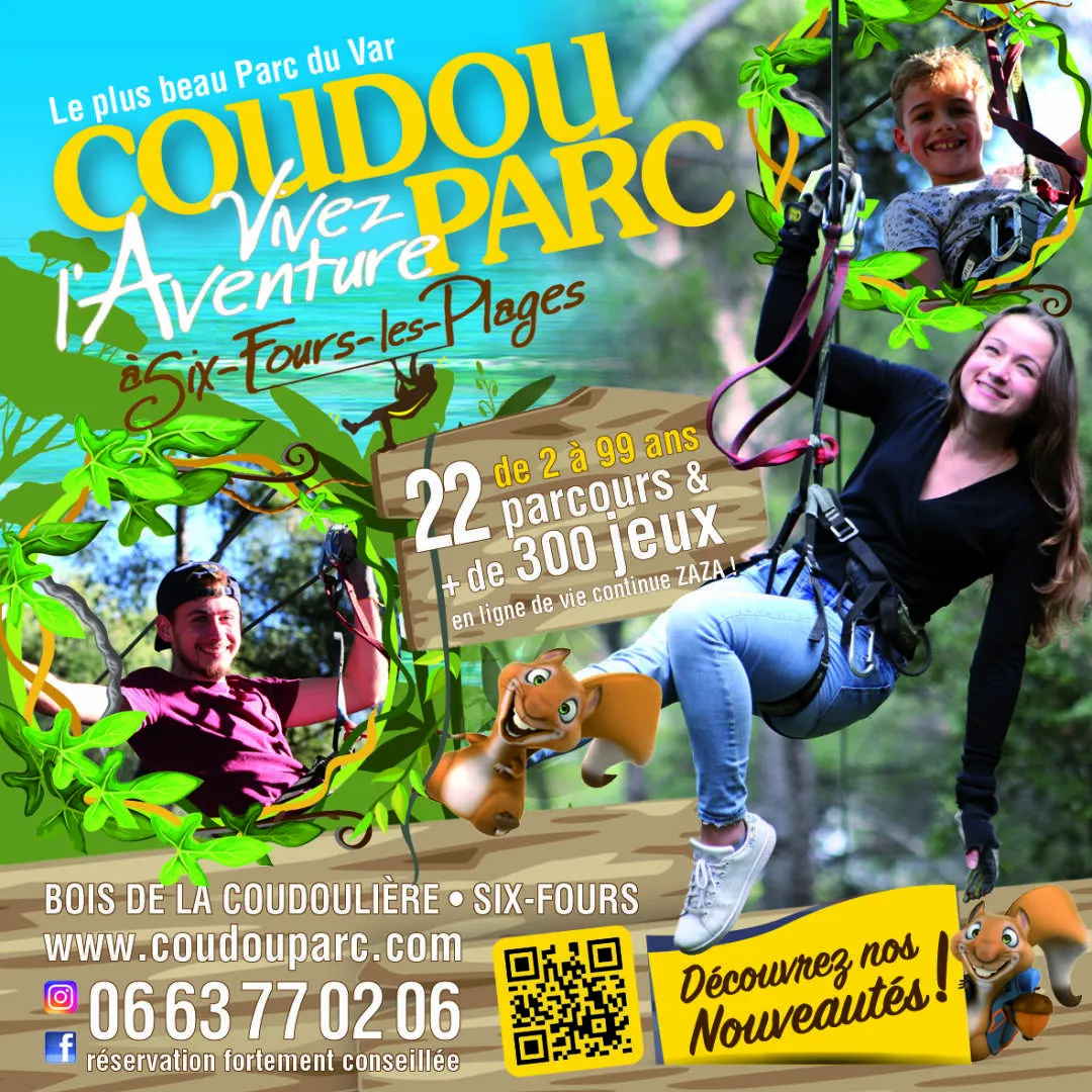 Parcours dans les arbres - Coudou Parc, Loisirs et activités à Six ...